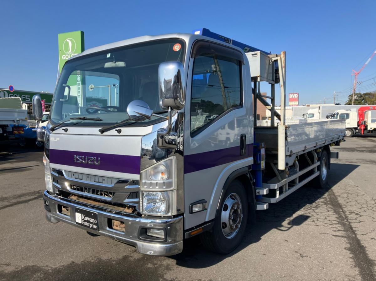 中古クレーン いすゞ エルフ /☆H27 3t超 ワイド/超ロング アルミブロック ラジコン 中古トラック詳細|中古トラック・トレーラー・バスの情報なら【トラックバンク】