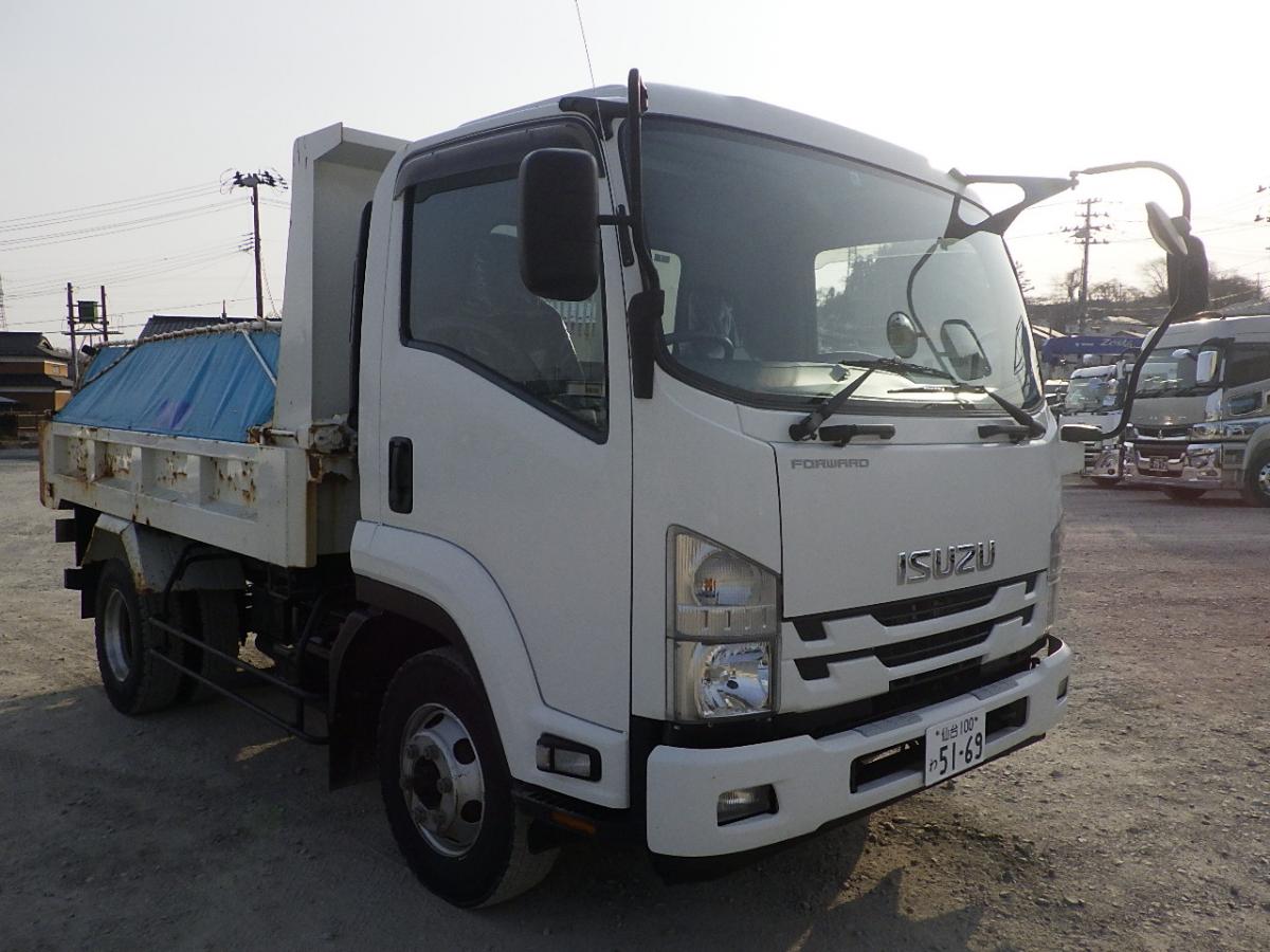 中古ダンプ いすゞ フォワード /4tFゲートダンプ 自動シート付 走行3万Km 車検R5.11迄 中古トラック詳細|中古トラック・トレーラー ...