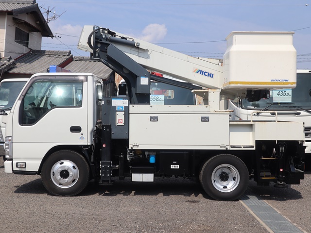 中古高所作業車 いすゞ エルフ /高所作業車 アイチスカイマスター10m SK10C2RN 新車時架装 画像・動画一覧|中古トラック・トレーラー・バスの情報なら【トラックバンク】