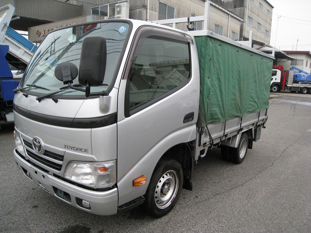 中古幌付き平ボディ トヨタ トヨエース /平成27年式 1.25t積載 低床4ナンバー仕様 低走行 中古トラック詳細|中古トラック・トレーラー・バスの情報なら【トラックバンク】
