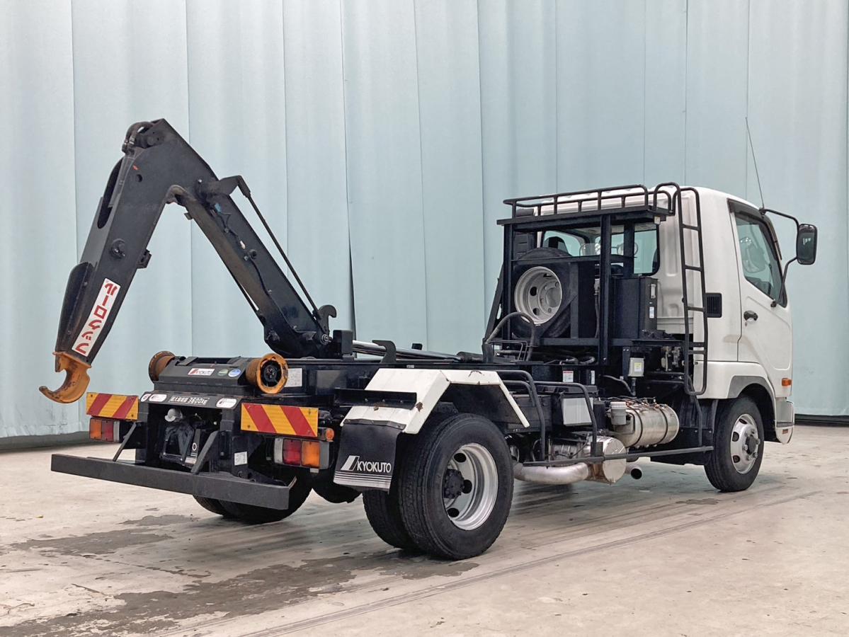 中古コンテナ車 三菱ふそう ファイター /ショートキャブ 極東 220ps 積載3.6t ツインシリンダー MT6 中古トラック詳細|中古 ...