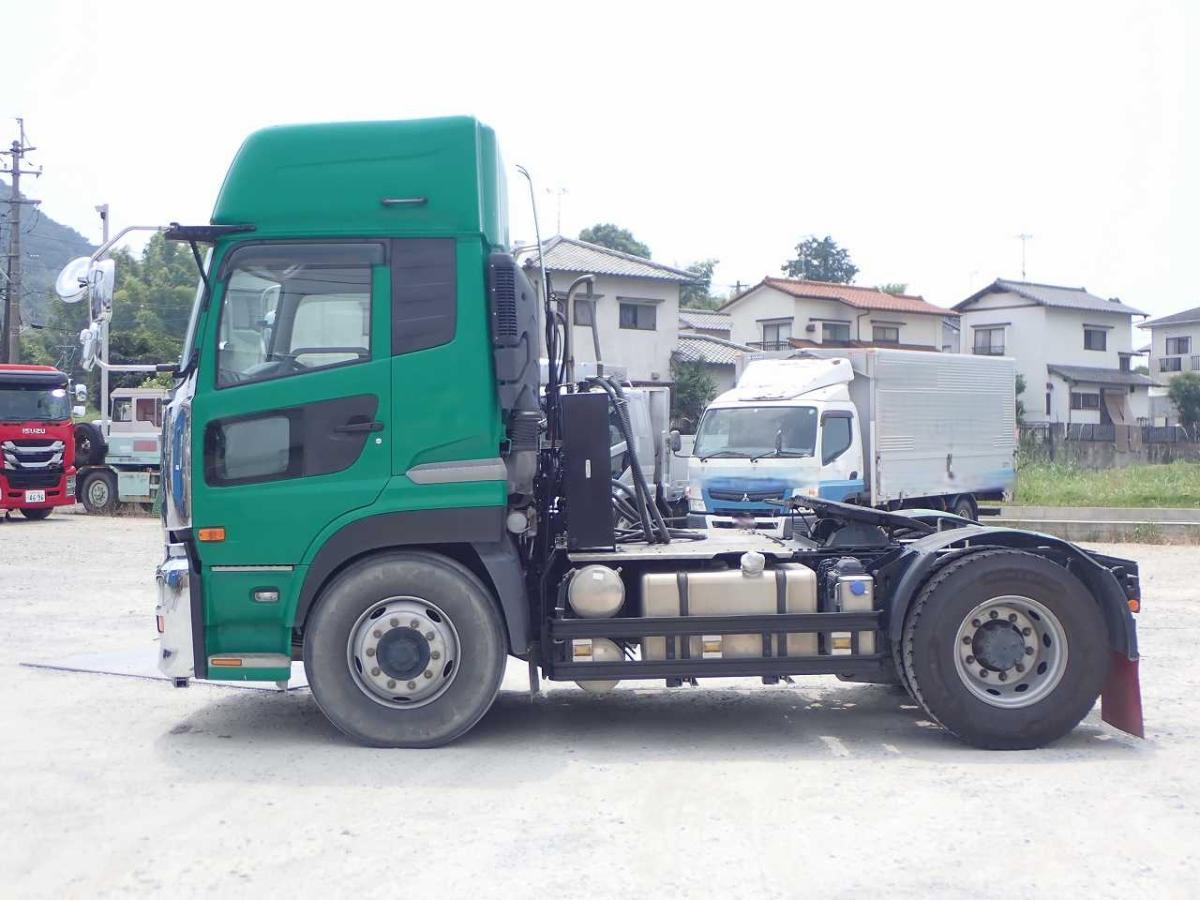 中古トラクタ UDトラックス クオン /H29年 PTOダンプレバー付き 49万km 450ps 11,5t ハイルーフ 画像・動画一覧|中古トラック・トレーラー・バスの情報なら【トラックバンク】