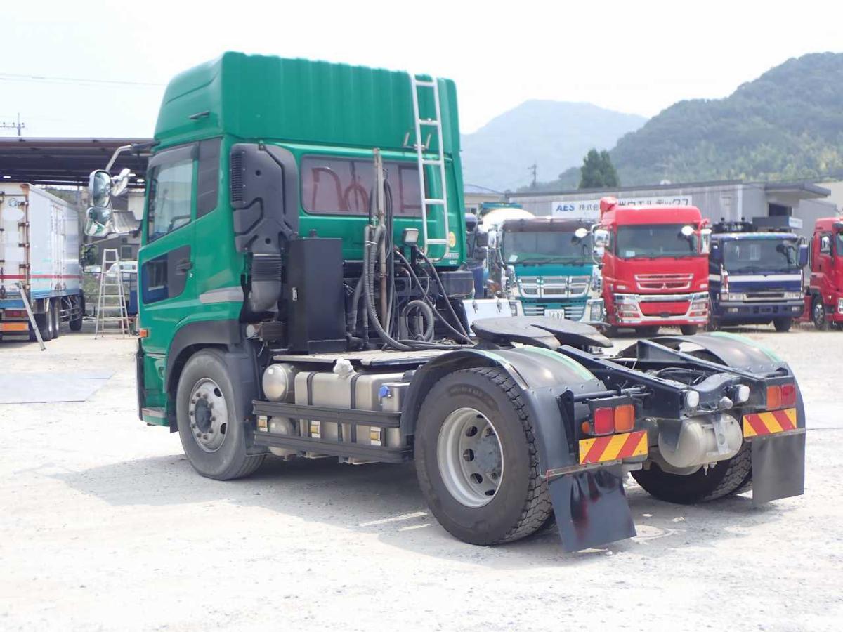 中古トラクタ UDトラックス クオン /H29年 PTOダンプレバー付き 49万km 450ps 11,5t ハイルーフ 画像・動画一覧|中古トラック・トレーラー・バスの情報なら【トラックバンク】