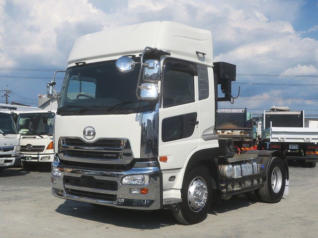 中古トラクタ UDトラックス クオン /H30 UD トラクタ 第五輪11.5t 450ps ハイルーフ 実走行約24万km 中古トラック詳細|中古トラック掲載台数No.1！圧倒的なトラック ...