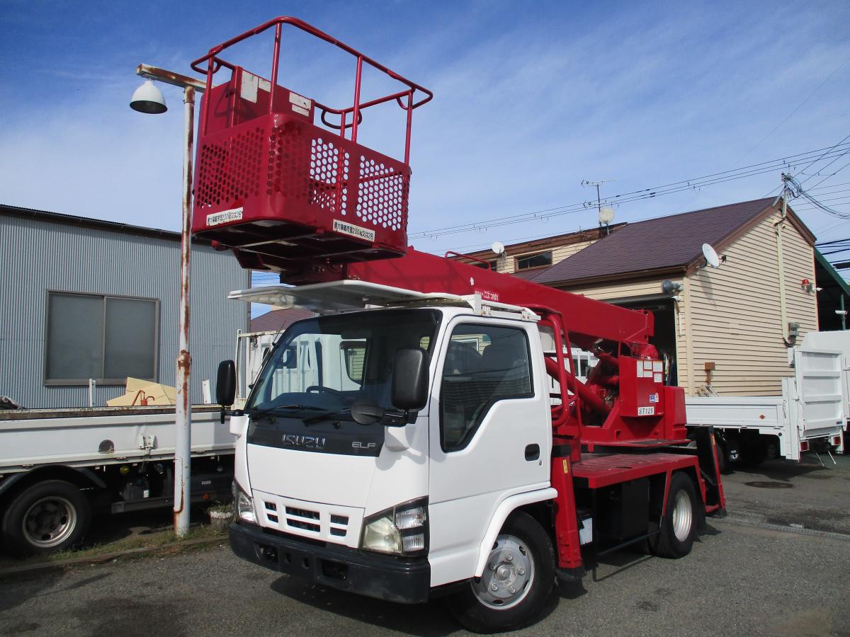 中古高所作業車 いすゞ エルフ /H16年 作業床12.3m 高所作業車 バケット200kg MT H/M6551.1h 中古トラック詳細|中古トラック掲載台数No.1！圧倒的なトラック掲載 ...